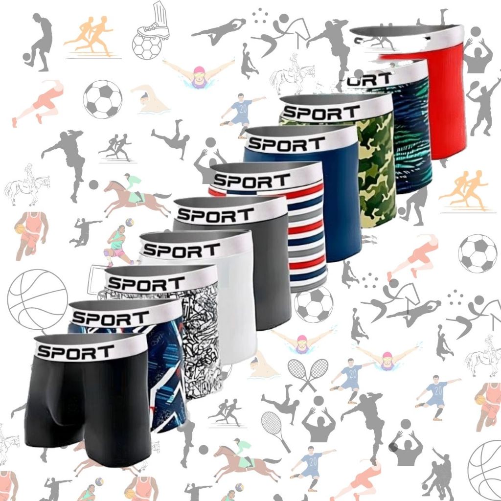 kit 5 cuecas boxer box masculino microfibra cueca de homem promoção ...