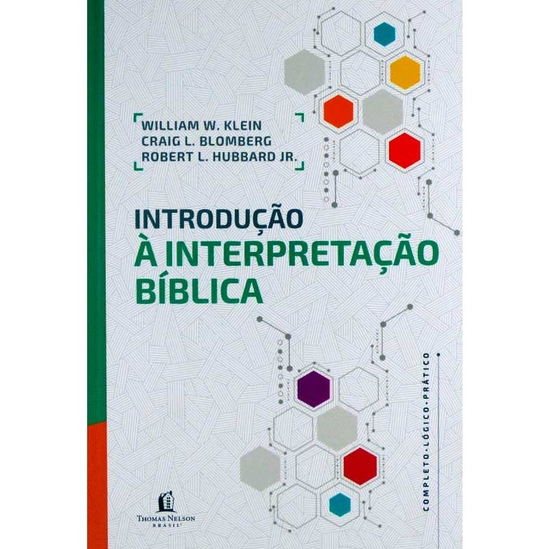 Introdução à Interpretação Bíblica William W Klein Shopee Brasil