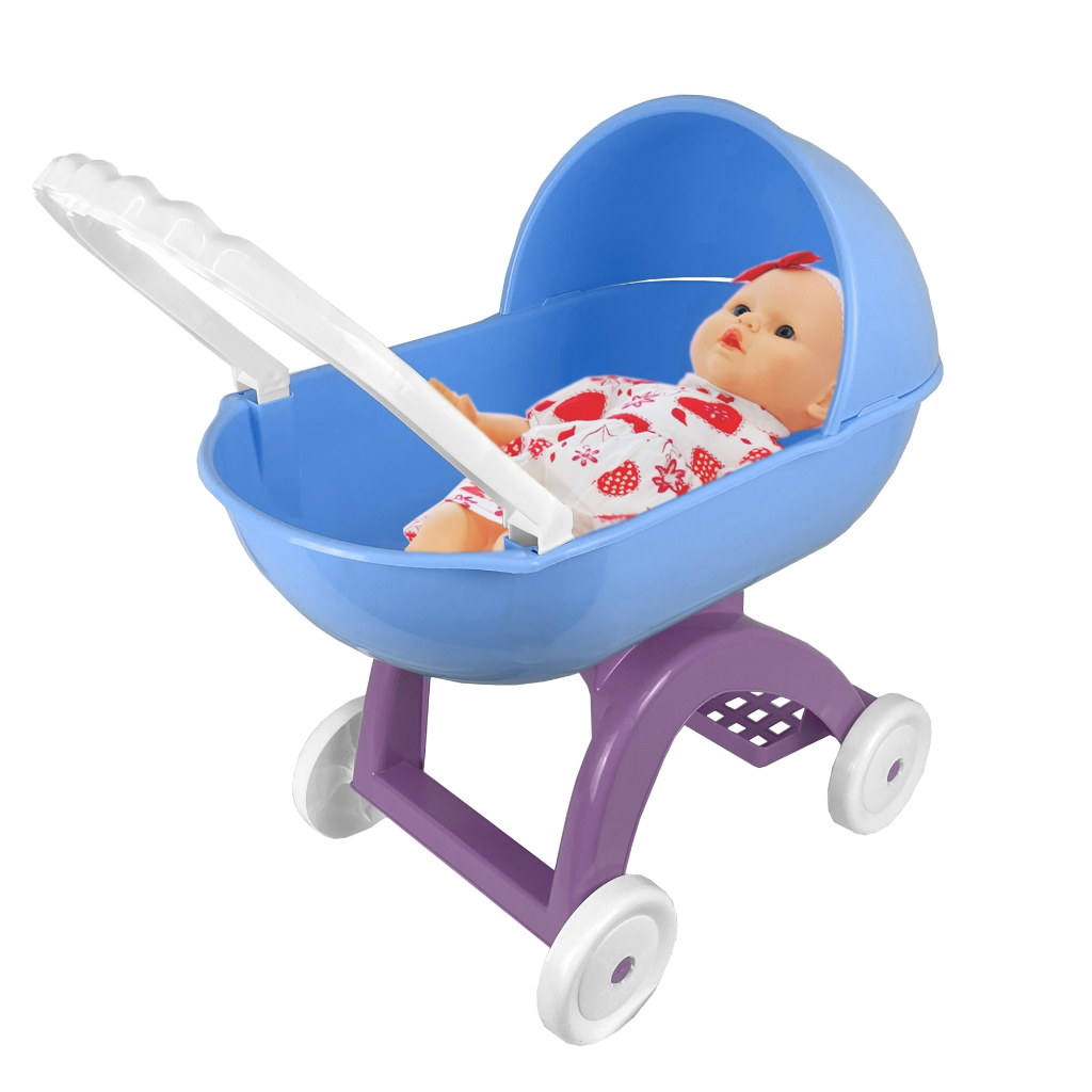 Carrinho De Boneca Berco Baby 826 Apolo Brinquedos | Shopee Brasil