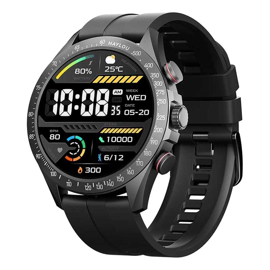 Smartwatch Haylou Solar Pro LS18 Preto/Black Novo | Shopee Brasil