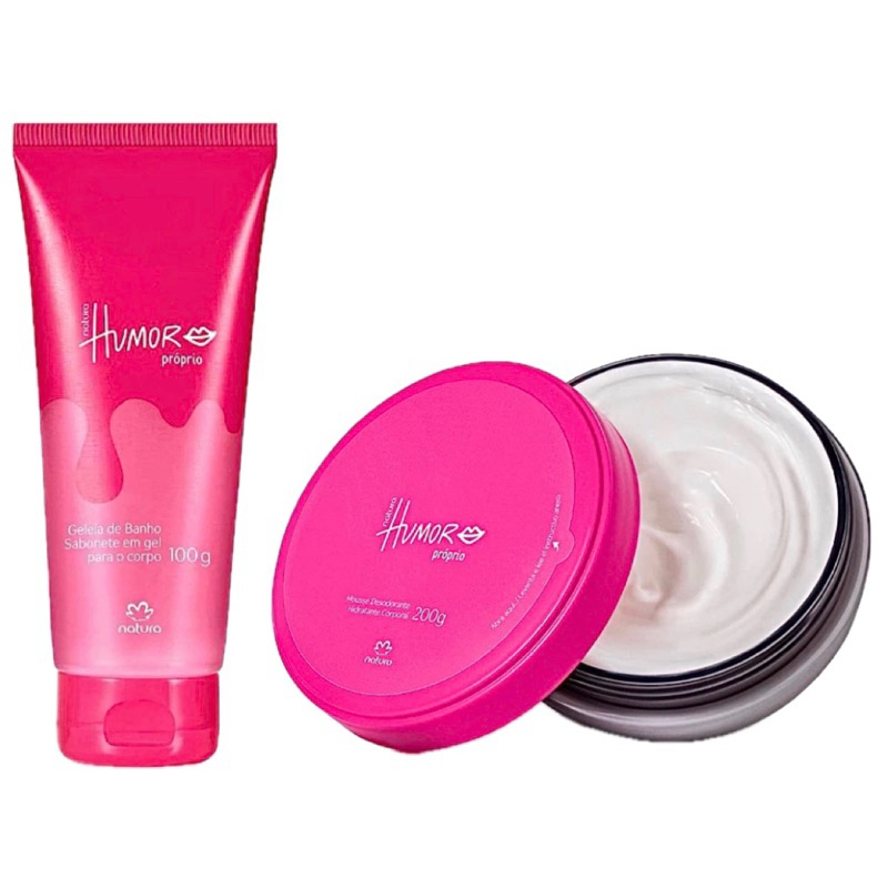 Kit Humor Próprio Natura (Mousse Hidratante e Geleia de Banho) | Shopee ...