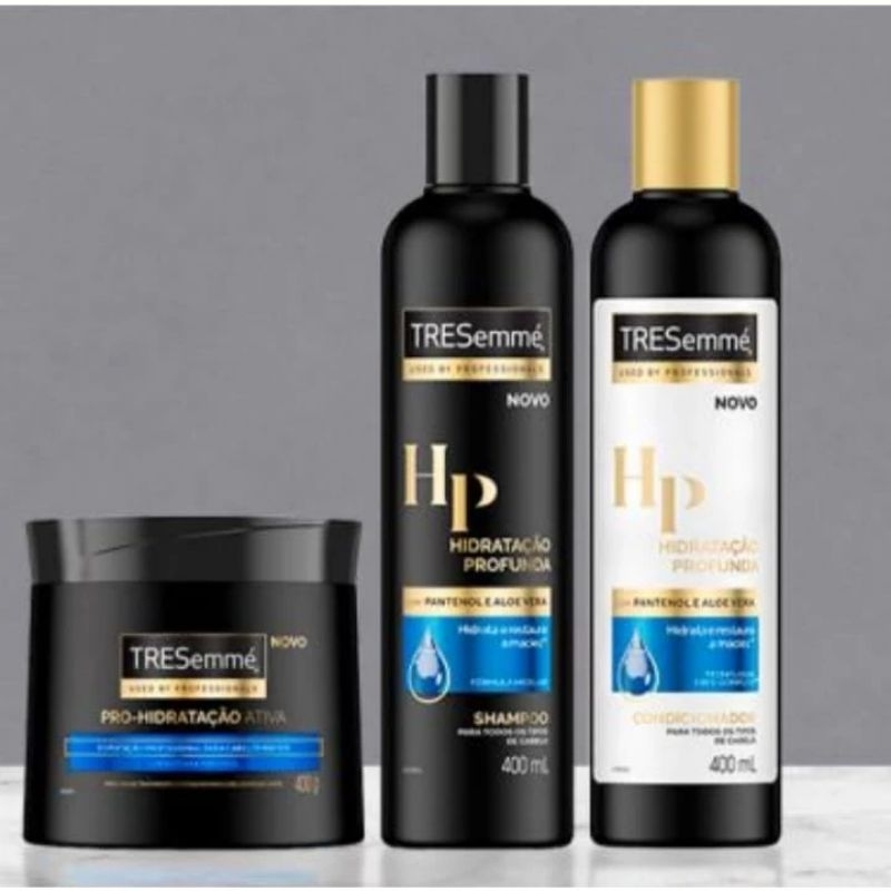 KIT TRESEMME SHAMPOO 400ml + CONDICIONADOR 400ml + MÁSCARA DE ...