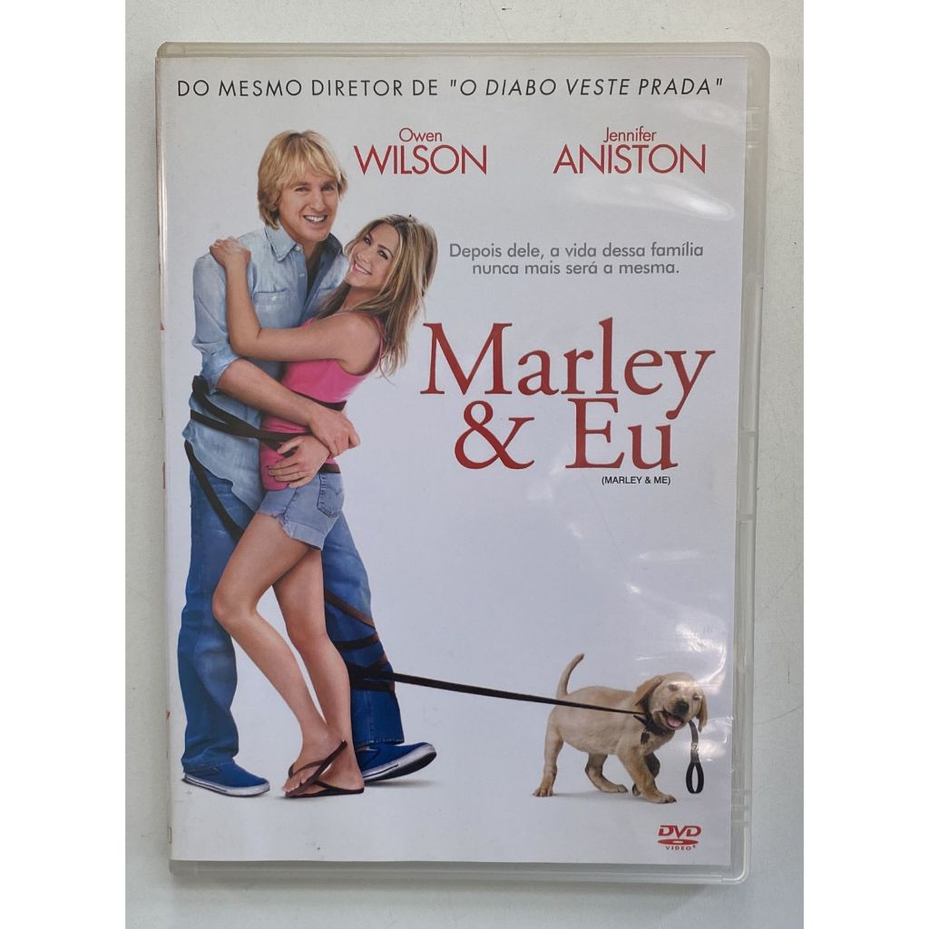 DVD Original - Marley e Eu - Owen Wilson / Jennifer Aniston | Shopee Brasil