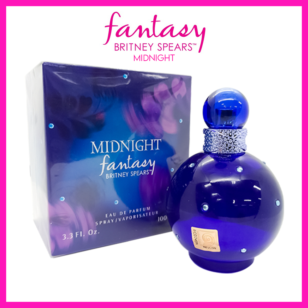 Britney Spears Perfume Fantasy Midnight Original 100ml | Shopee Brasil