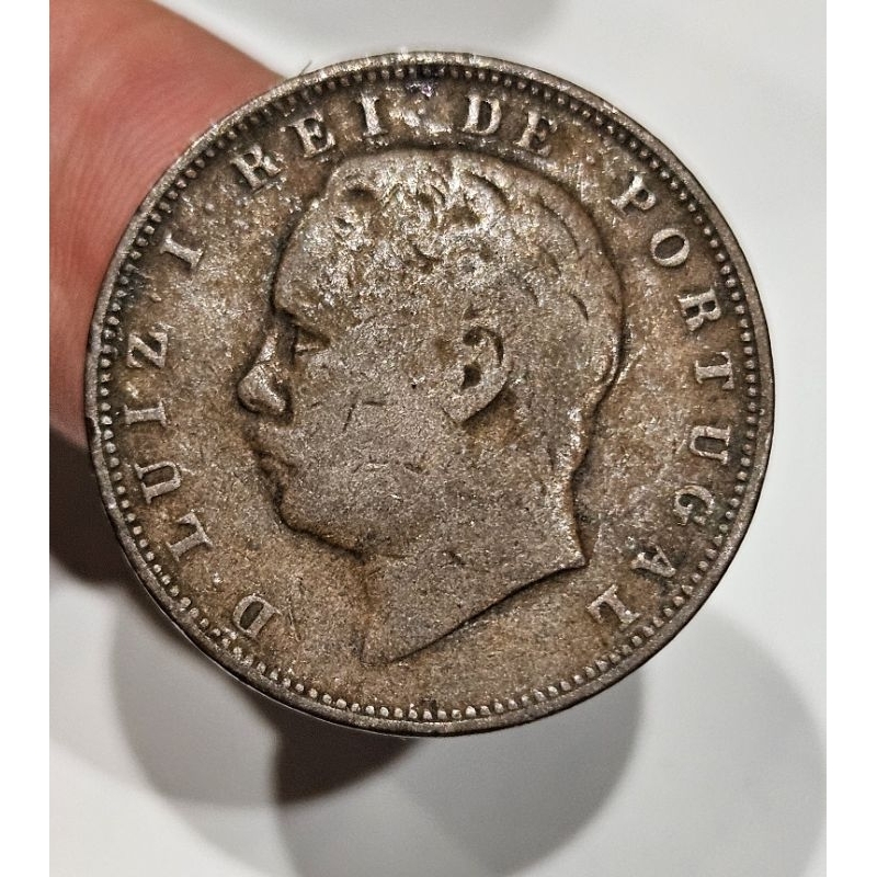 moeda de Portugal X reis 1883 Dom Luiz | Shopee Brasil