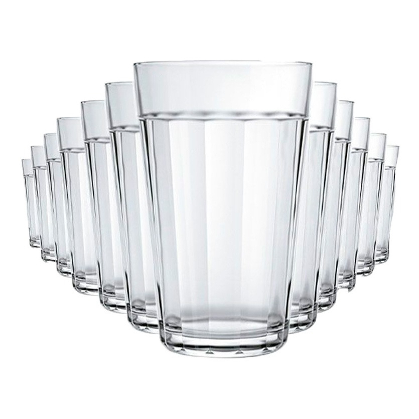 Kit Nadir Copo Americano Multiuso Simples 15 Unidades 190ml Cor Transparente | Shopee Brasil