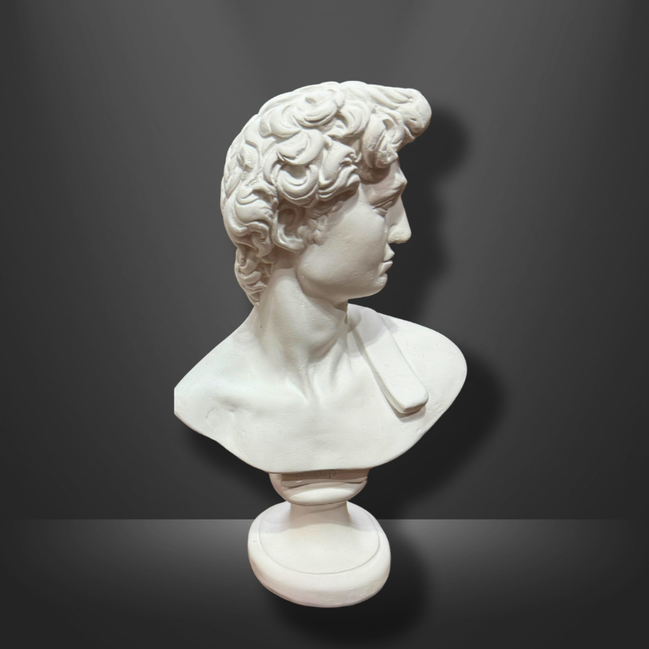 Escultura de David em Gesso 33cm | Estátua Decorativa de David ...