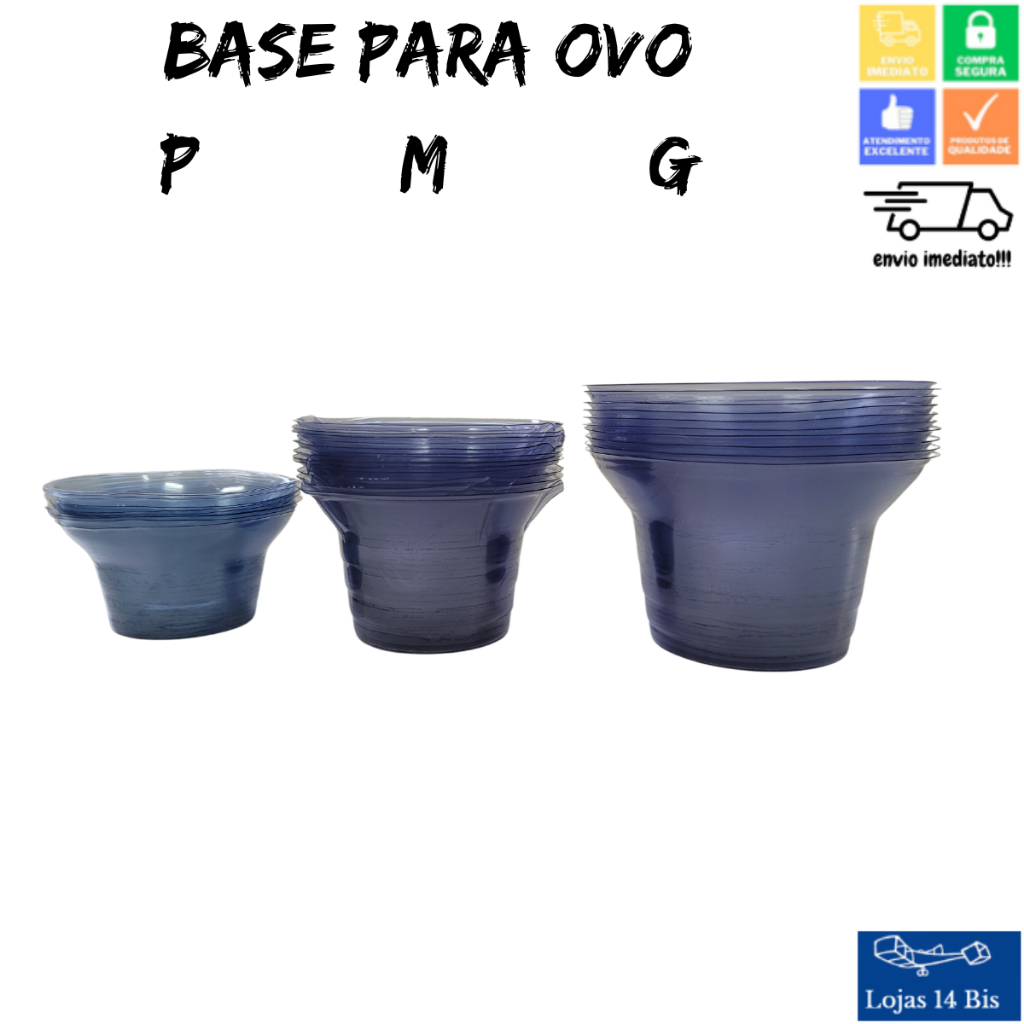 10 Base Plástica para Ovo de Pascoa 150g 250g 350g 500g 750g 1kg | Shopee Brasil