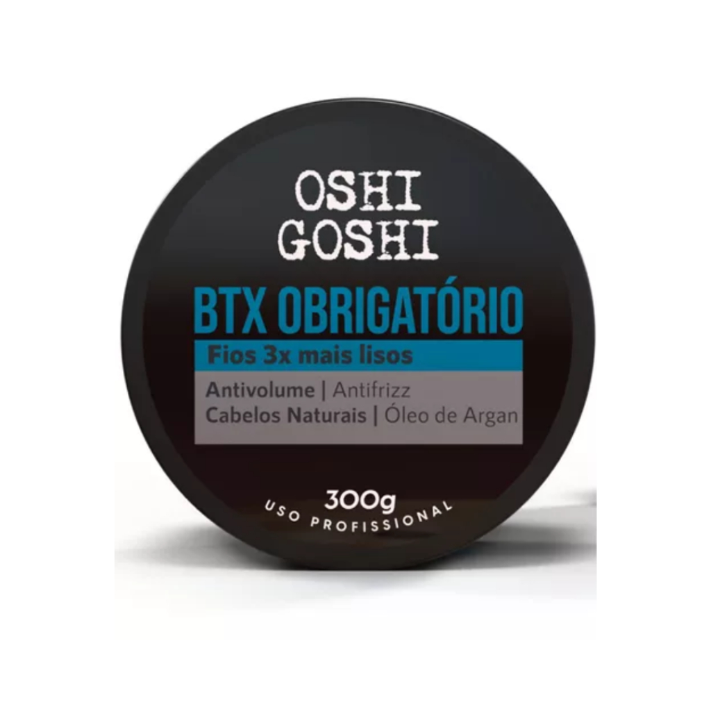 Oshi Goshi Btx Alinhamento Obrigatório 3x Mais Liso 300g | Shopee Brasil