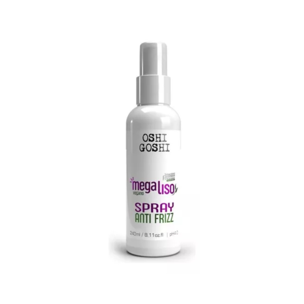 Oshi Goshi Mega Liso Vegano Spray Anti Frizz 240ml | Shopee Brasil