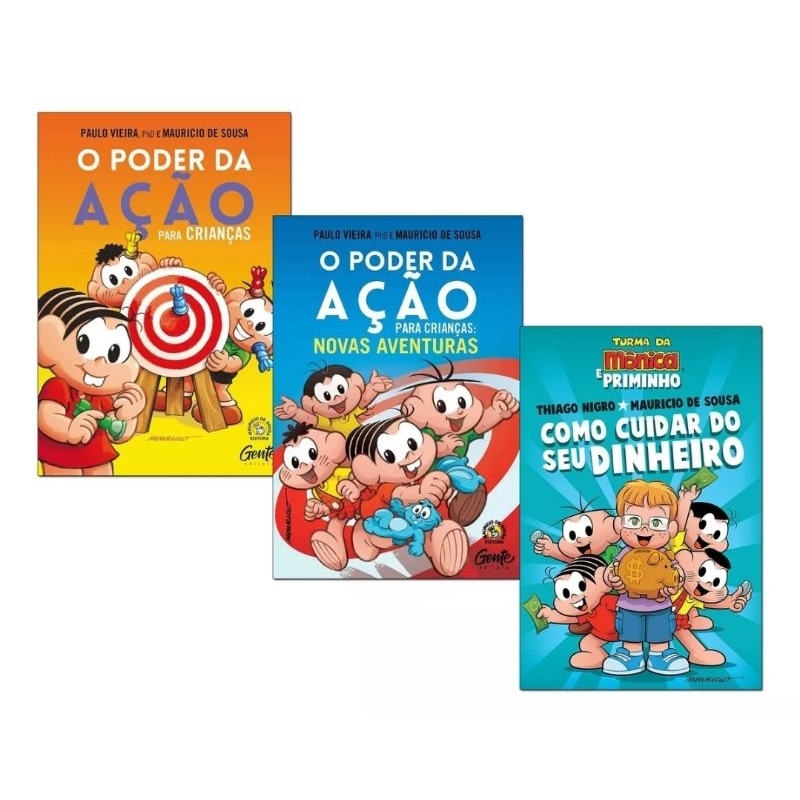 kit com os livros O Poder da ação +novas aventuras e como cuidar do seu ...