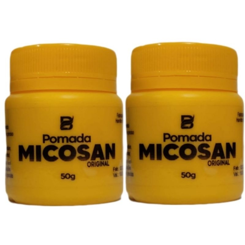 Kit 2 Pomada Micosan Original 50g - Combate Micose / Clareia Manchas ...