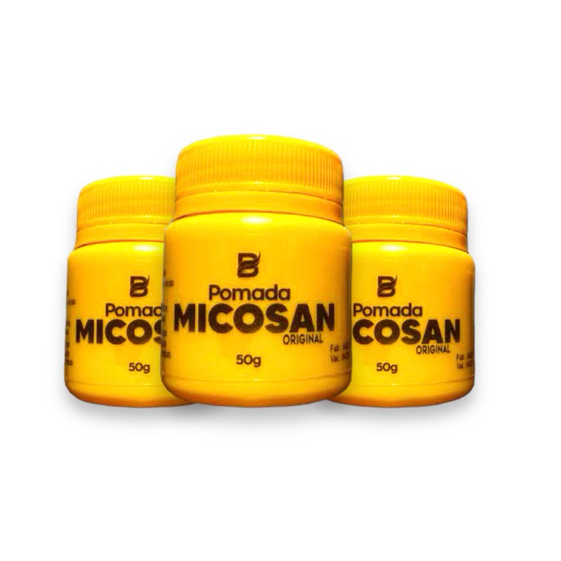 Kit 3 Pomada Micosan Original 50g - Combate Micose / Clareia Manchas ...