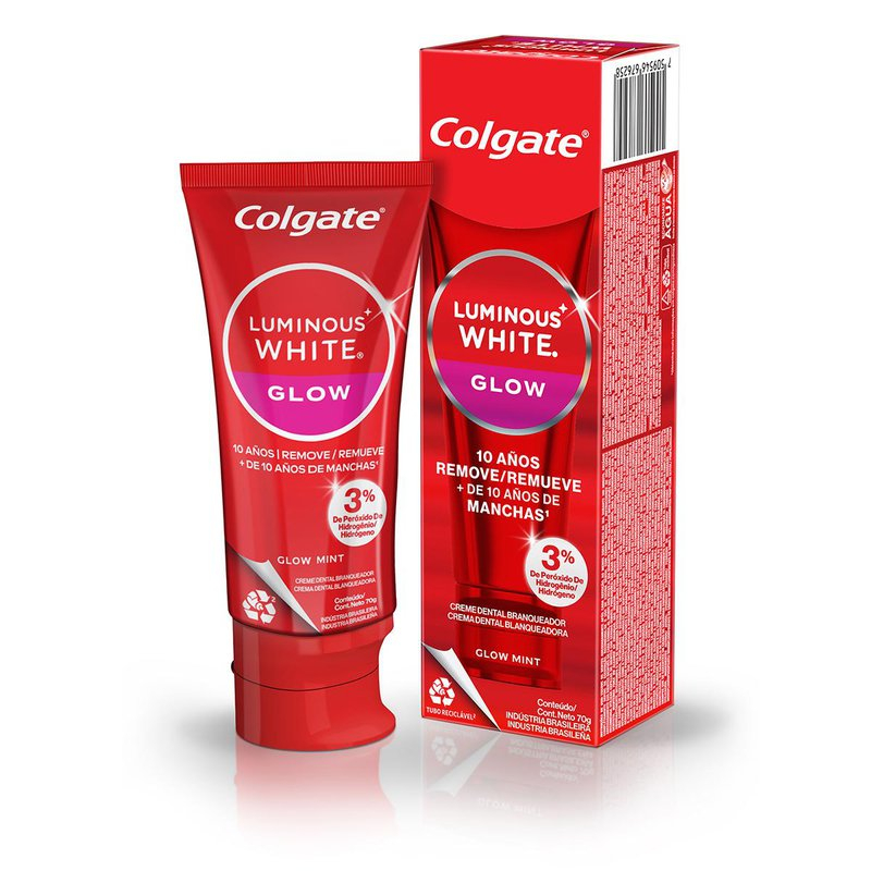 Pasta de Dente Colgate Luminous White Glow 70g | Shopee Brasil