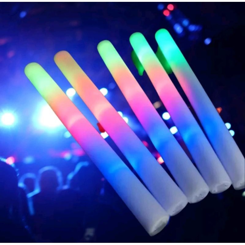 Kit 30 Bastão de Espuma De Led Luzes Neon Aniversário Festa Casamento ...