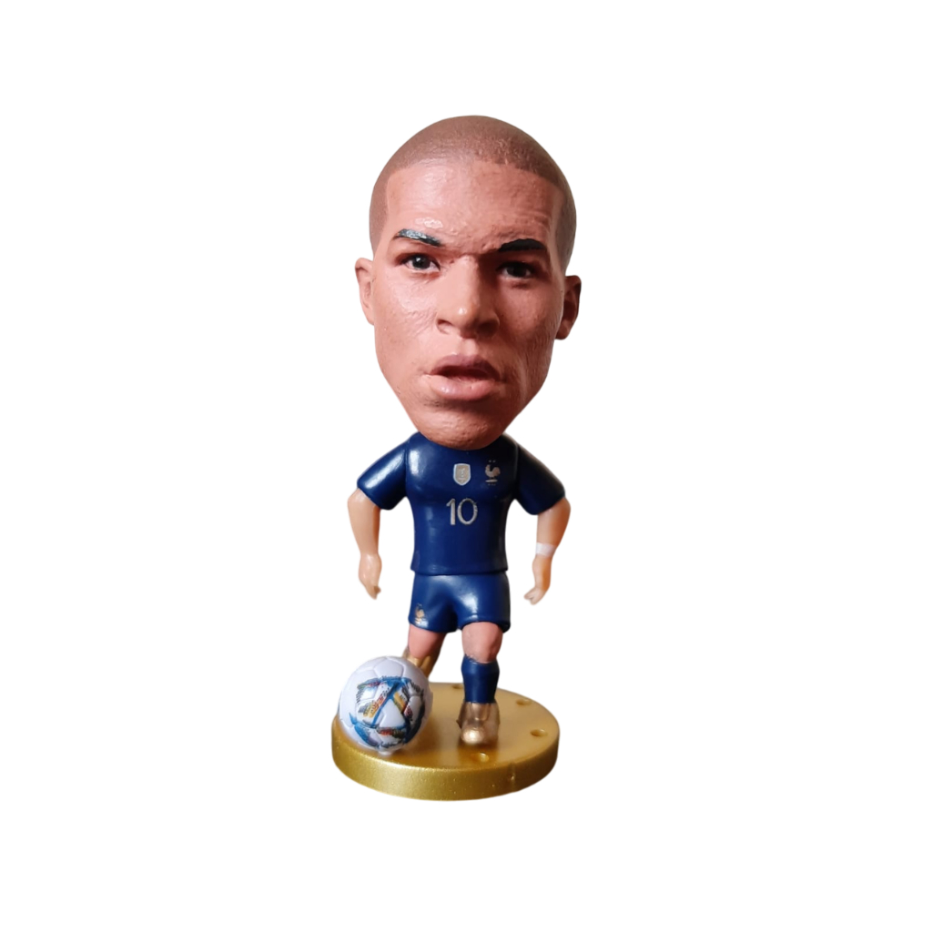 Mini Craque do Kylian Mbappé França Soccerwe Boneco Miniatura Jogador ...