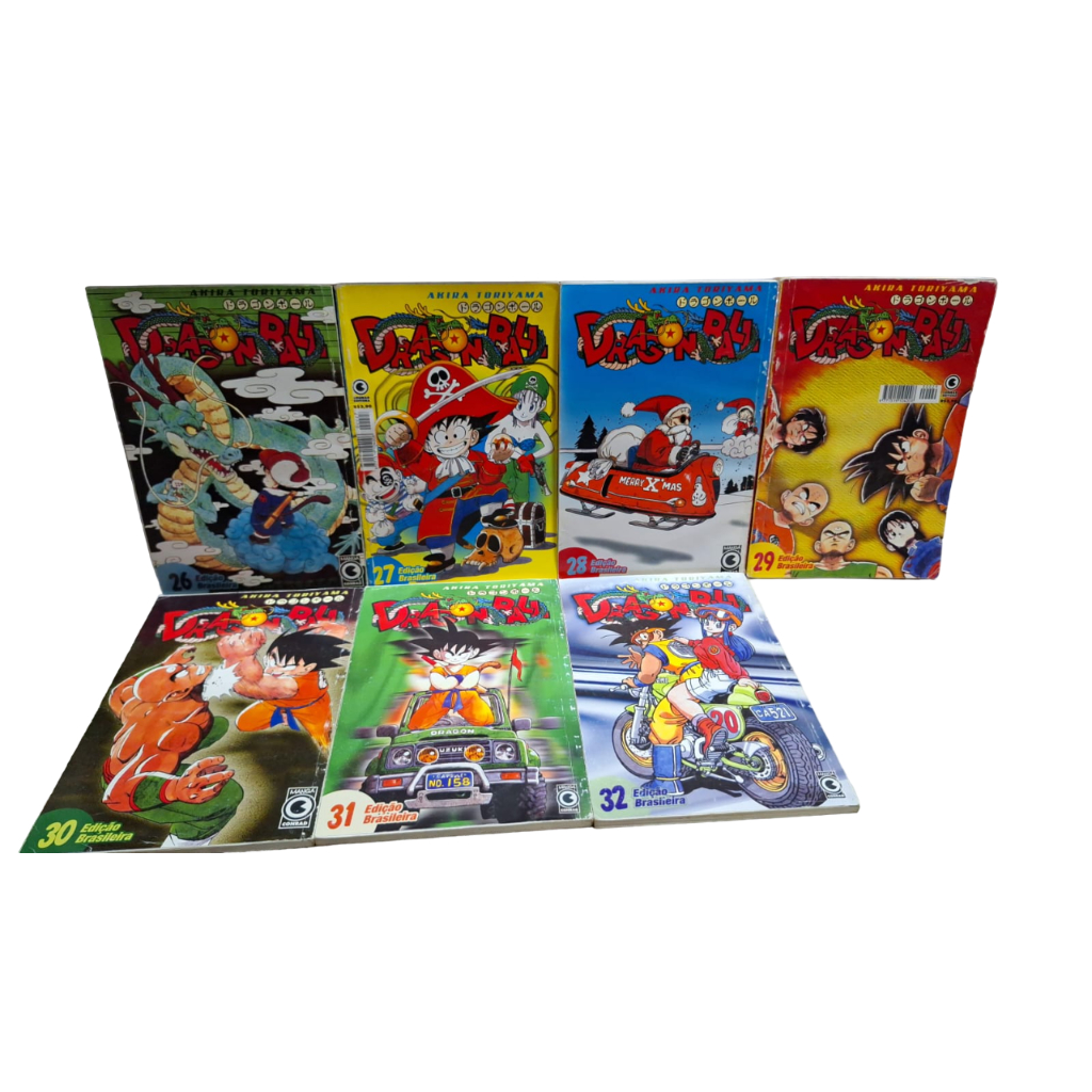 Box de 7 livros - Dragon Ball vol. 26 ao 32 - Akira Toriyama | Shopee ...