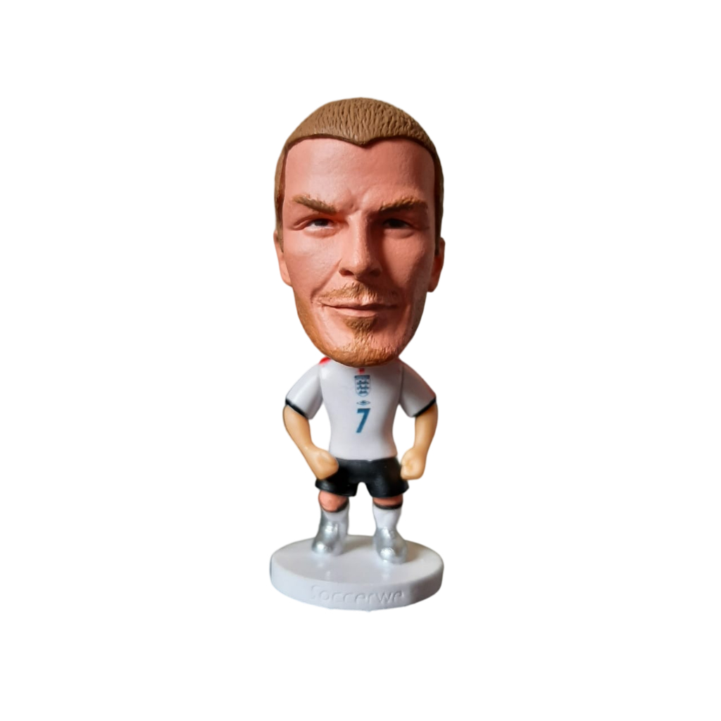 Mini Craque do David Beckham Inglaterra Soccerwe Boneco Miniatura ...