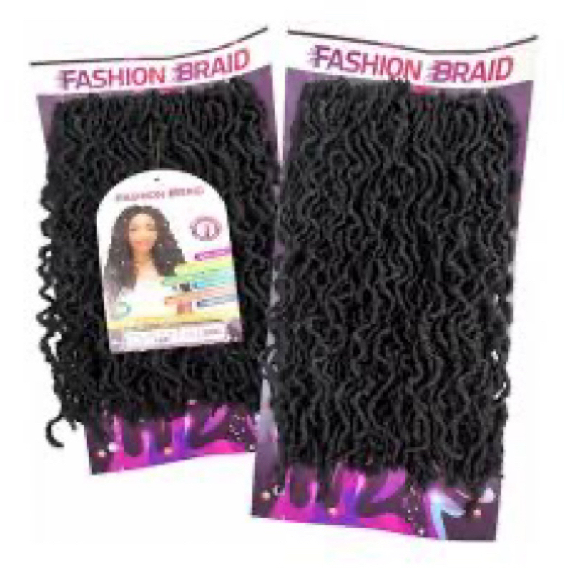 KIT 02 FAUX LOCS B 50cm FASHION BRAID CABELO DREAD. | Shopee Brasil