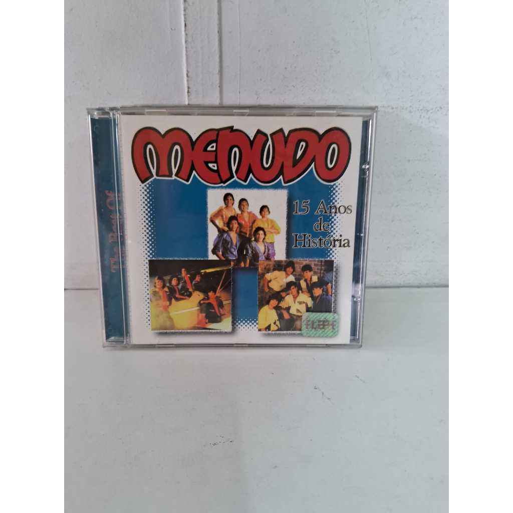 CD Menudo - 15 Anos De História | Shopee Brasil