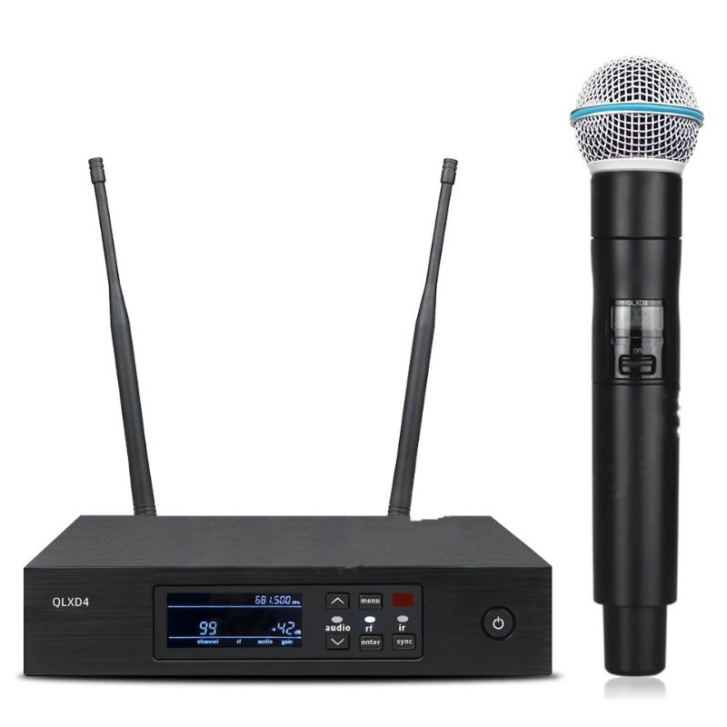 microfone Profissional Shure QLXD4 Sistema Digital UHF - Pronta Entrega Brasil | Shopee Brasil