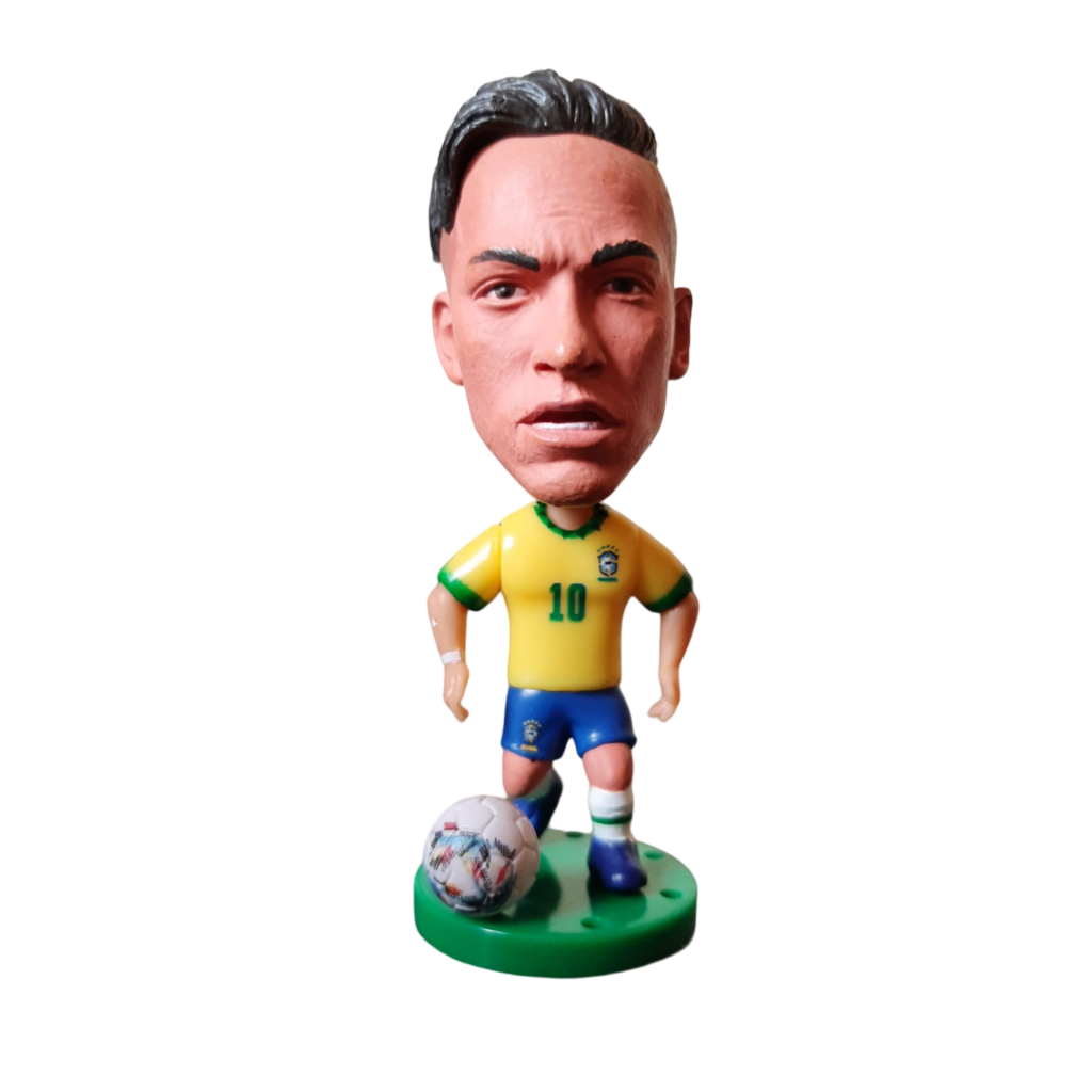 Mini Craque do Neymar Brasil Soccerwe Boneco Miniatura Jogador de ...