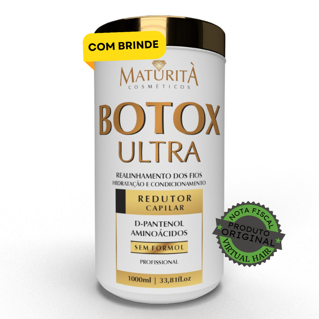 MÁSCARA MATURITÁ BOTOX ULTRA REDUTOR CAPILAR 1KG | Shopee Brasil