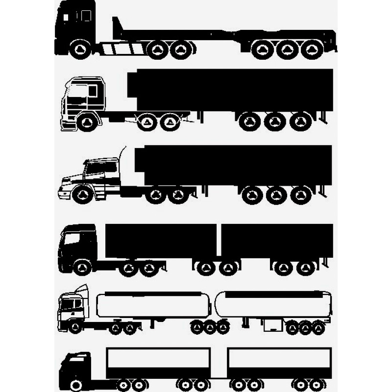 Adesivo Caminhão Bitrem Carreta Carro Caminhonete Cargueiro | Shopee Brasil