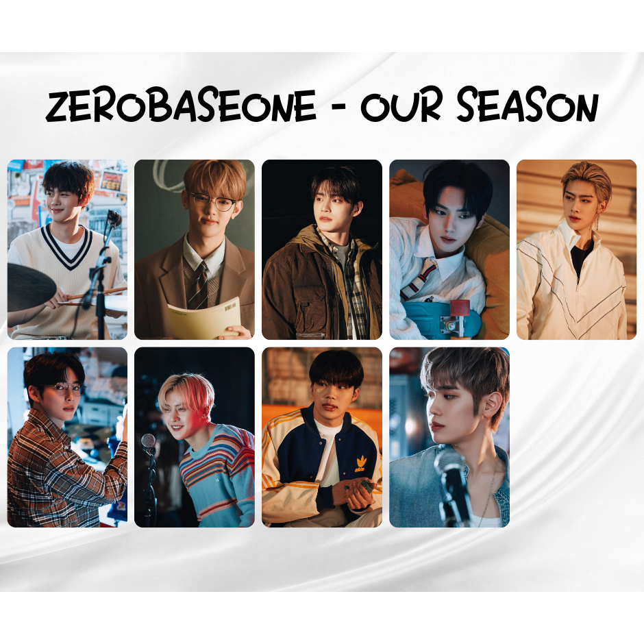 Zerobaseone Zb1 Kit Fanmade Our Season Kim Ji Woong Zhang Hao Sung Han Bin Seok Matthew