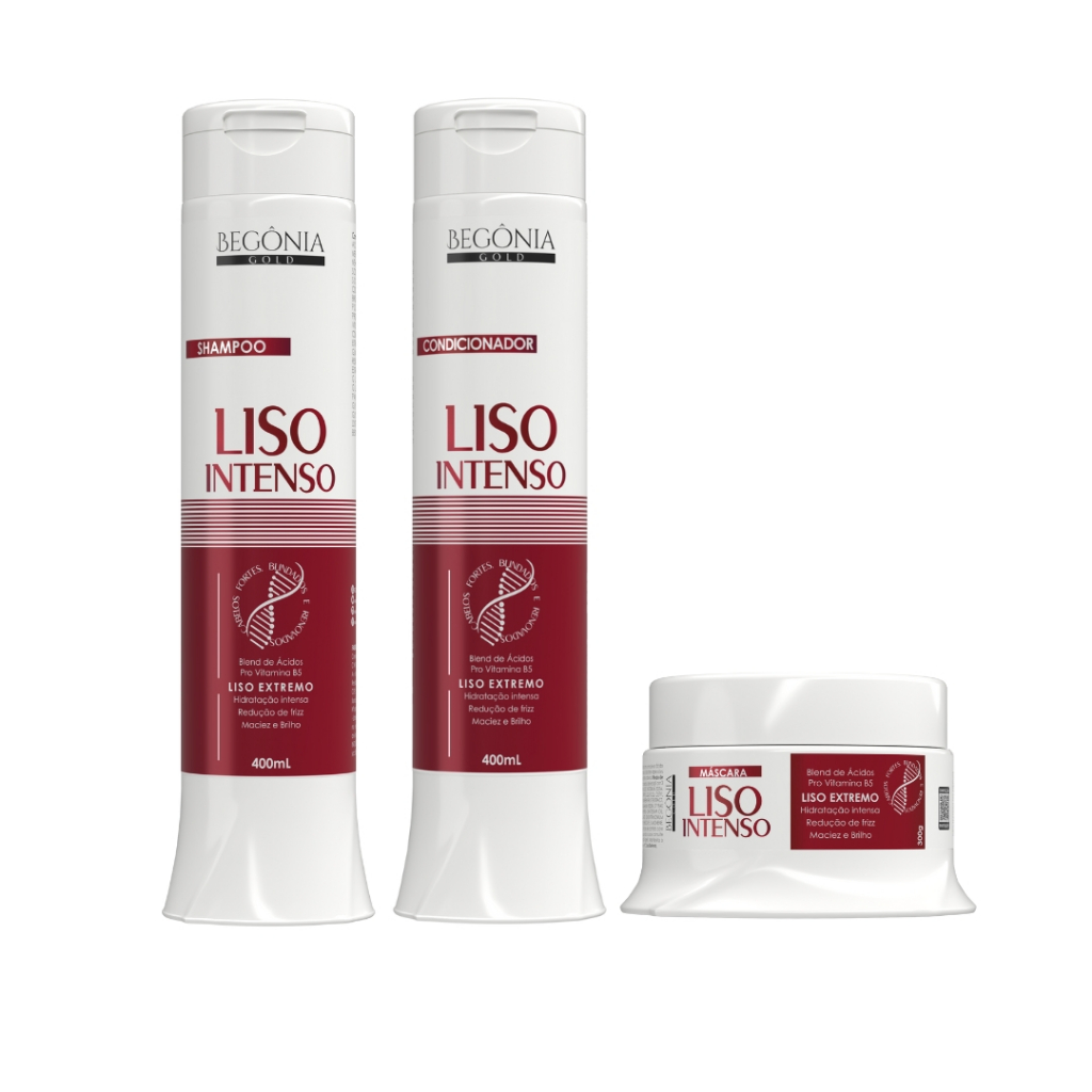 Kit Liso Intenso Begônia Gold | Shopee Brasil