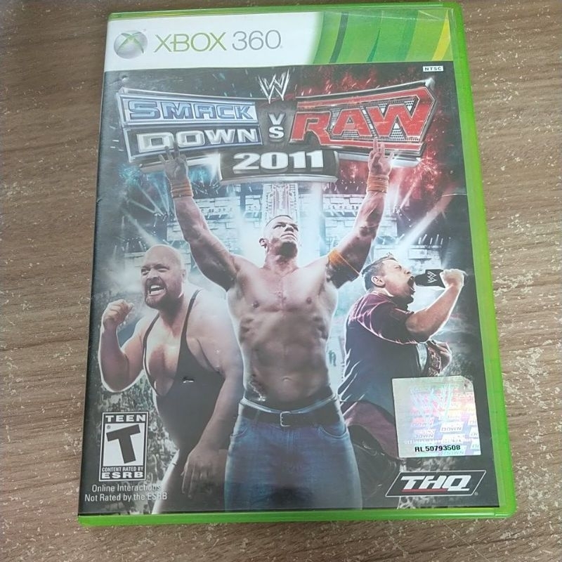 Smack Down VS RAW 2011 Xbox 360 mídia física original | Shopee Brasil