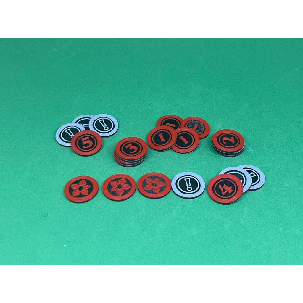 Kit de tokens do jogo Stranger Things - Mundo Invertido | Shopee Brasil