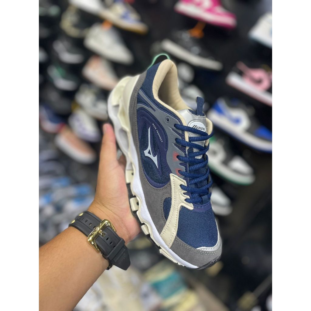 Tenis mizuno Wave Propheci masculino azul do 38 ao 43 | Shopee Brasil