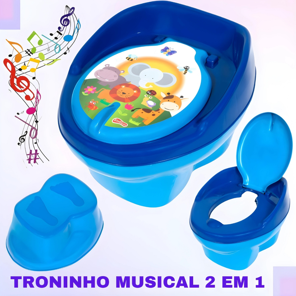 Troninho Penico Pinico Infantil Bebe Criança Desfralde Peniquinho ...