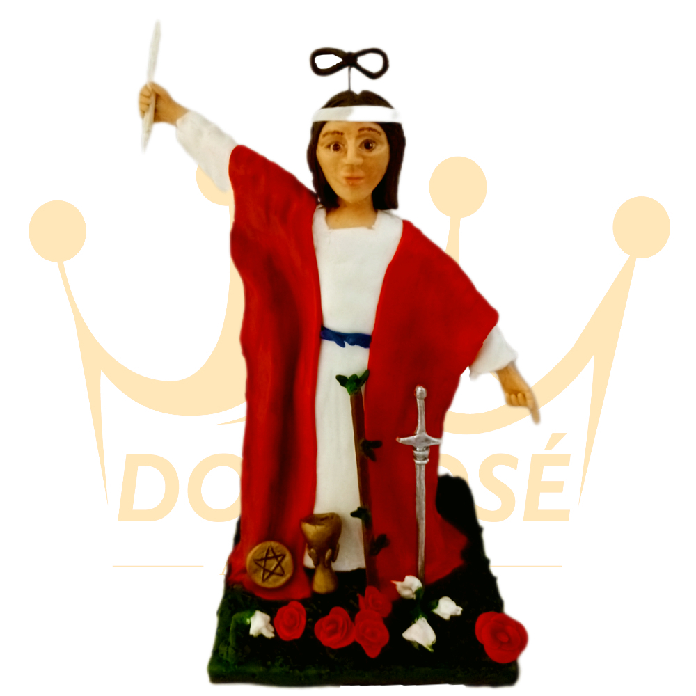 Escultura O Mago Arcano Do Tarot De Ride Waite 20cm Shopee Brasil
