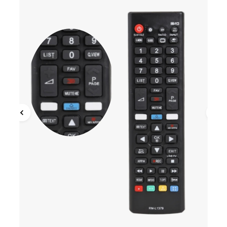 kit 10/6 Controle Remoto Universal AM-0017/le-7261 Compatível com lg ...