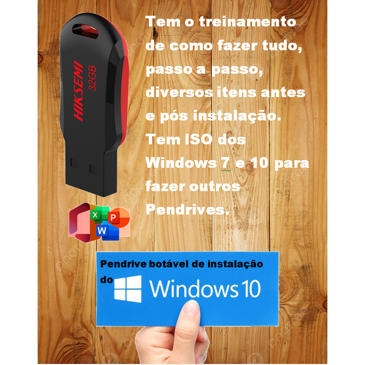 Pendrive HIKSEMI RNB com principais itens de formatar pc mais passo a ...