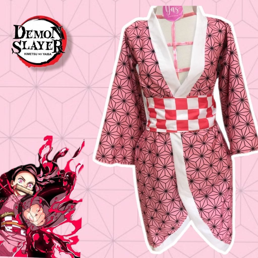 kimono manto demon slayer kimetsu nezuko shinobu tomioka zenitsu ...