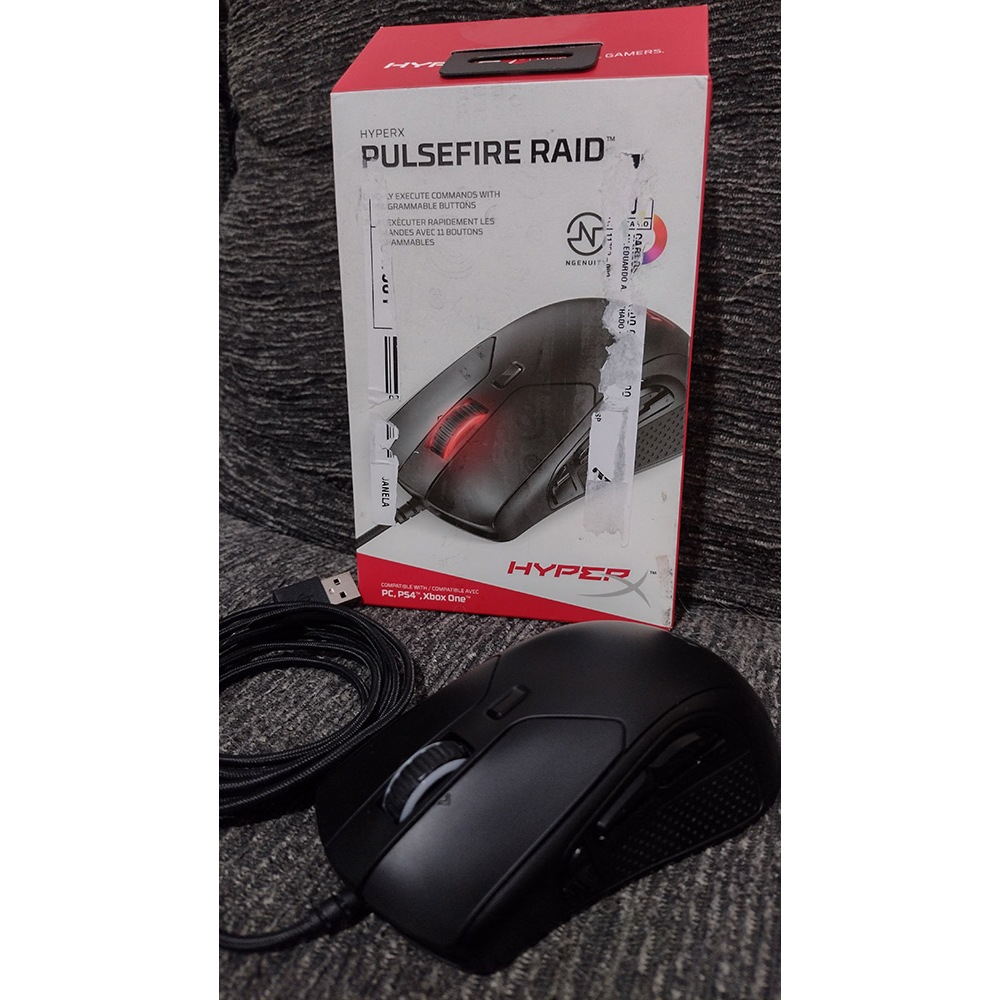 Mouse Gamer HyperX Pulsefire Raid RGB | Shopee Brasil