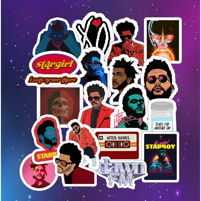 Pack Stickers Adesivos - The Weeknd - 20 unds | Shopee Brasil