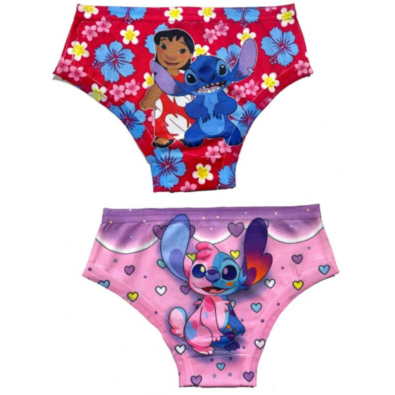 Kit 2 Calcinha Infantil Sublimada Menina Lilo e Stitch | Shopee Brasil