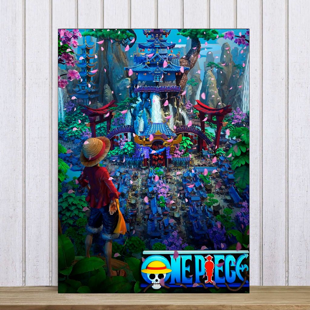 Placa Decorativa One Piece MDF 20 x 28 cm | Shopee Brasil