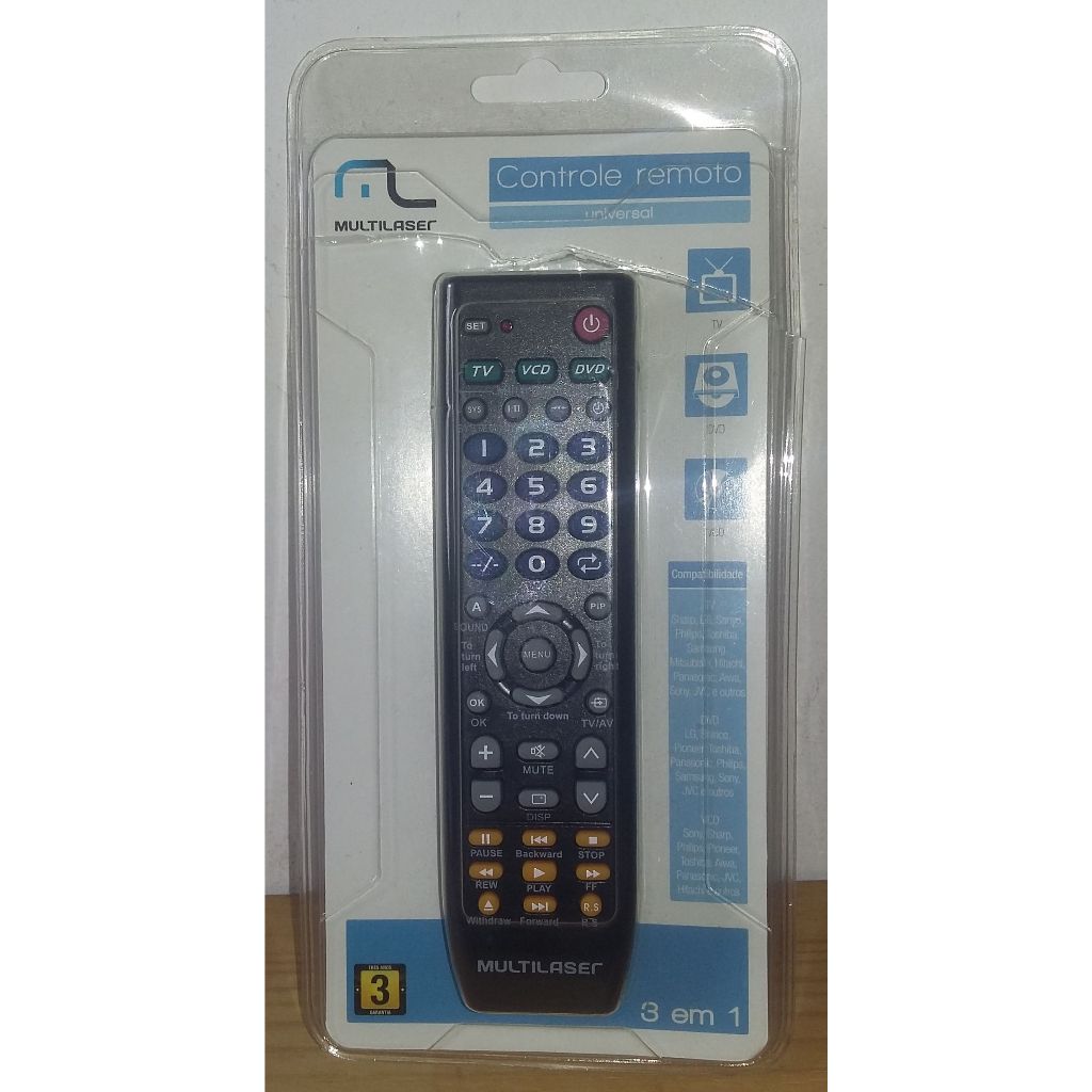 Controle remoto Universal Multilaser. | Shopee Brasil