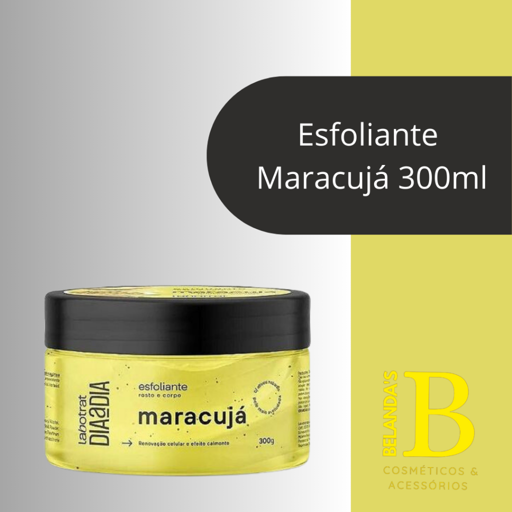 ESFOLIANTE POTE MARACUJA DIA A DIA - 300g - Labotrat | Shopee Brasil