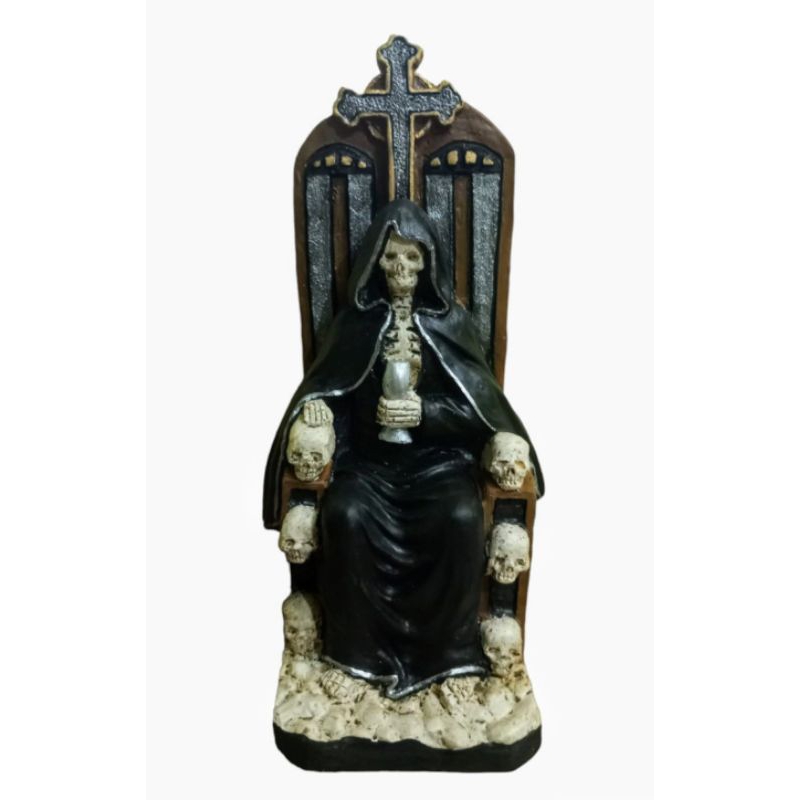 escultura Exu Tatá Caveira 25 cm religião Umbanda / Ateliê Luz de Zambi ...
