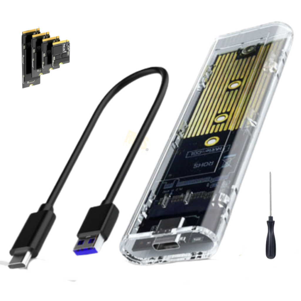 Case Ssd M2 Ngff Usb 3.1 E Type-c Ultra 5gbps Adaptador 2t - Escorrega ...