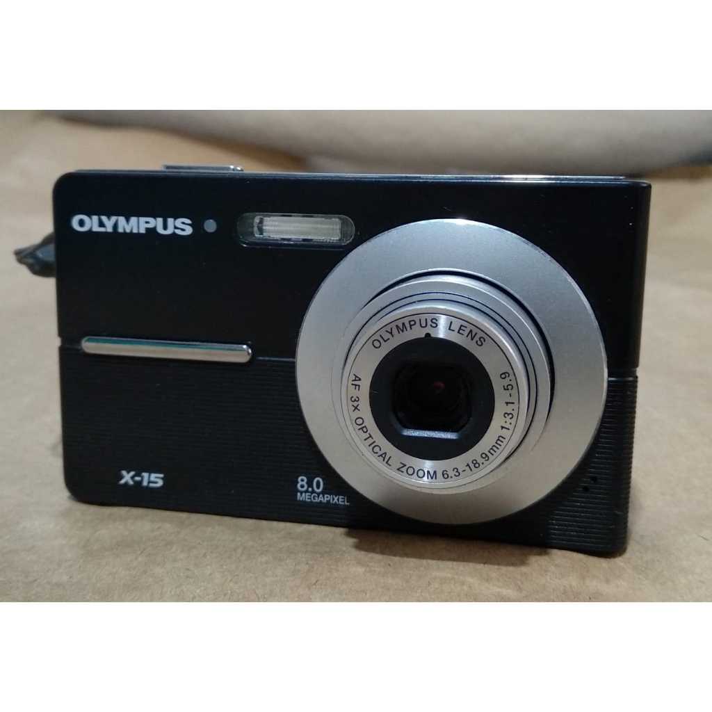 Câmera Digital Compacta Olympus X-15 8.0MP Preta 3x funcionando | Shopee Brasil