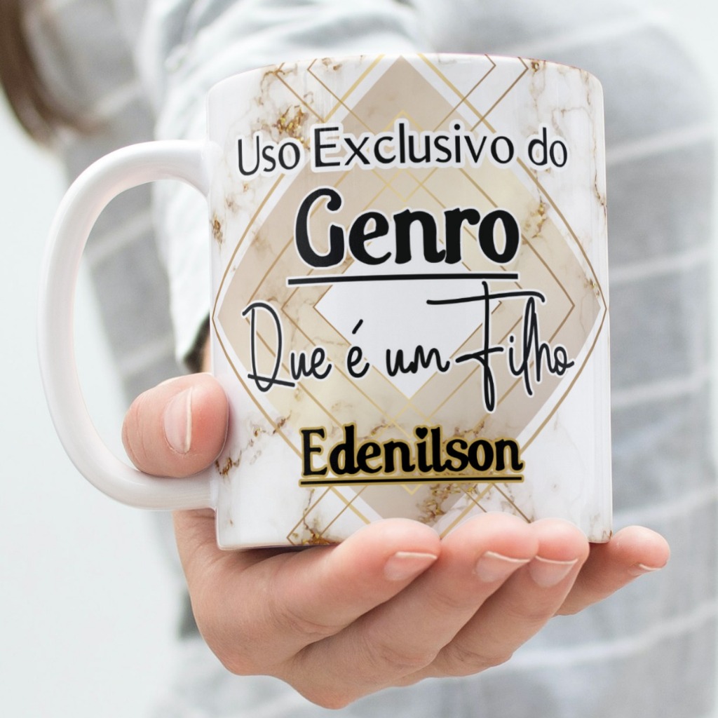 Caneca Porcelana Para GENRO personalizada com nome [est.23] - ZLprint ...