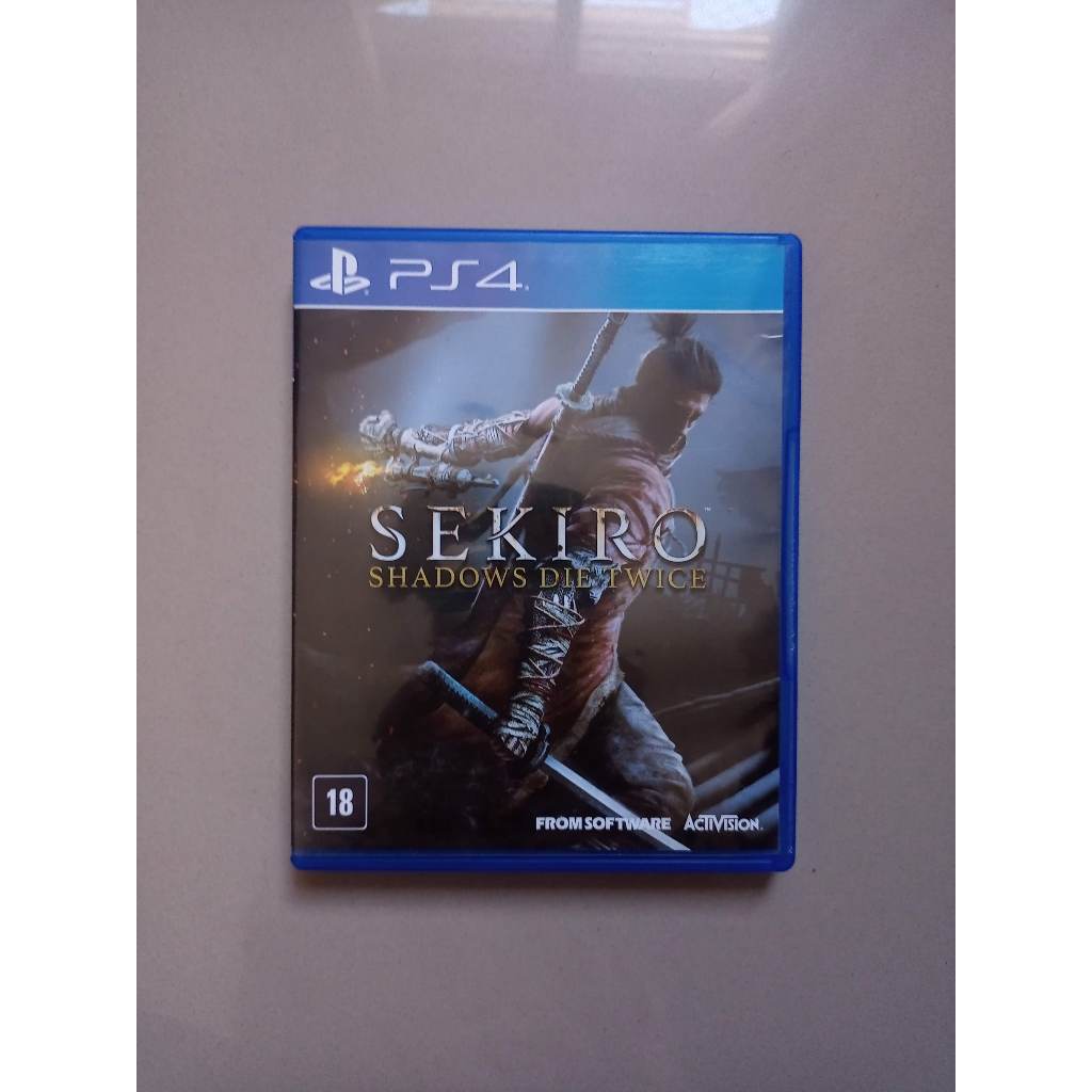 Sekiro Shadows Die Twice Ps4 usado mídia física | Shopee Brasil