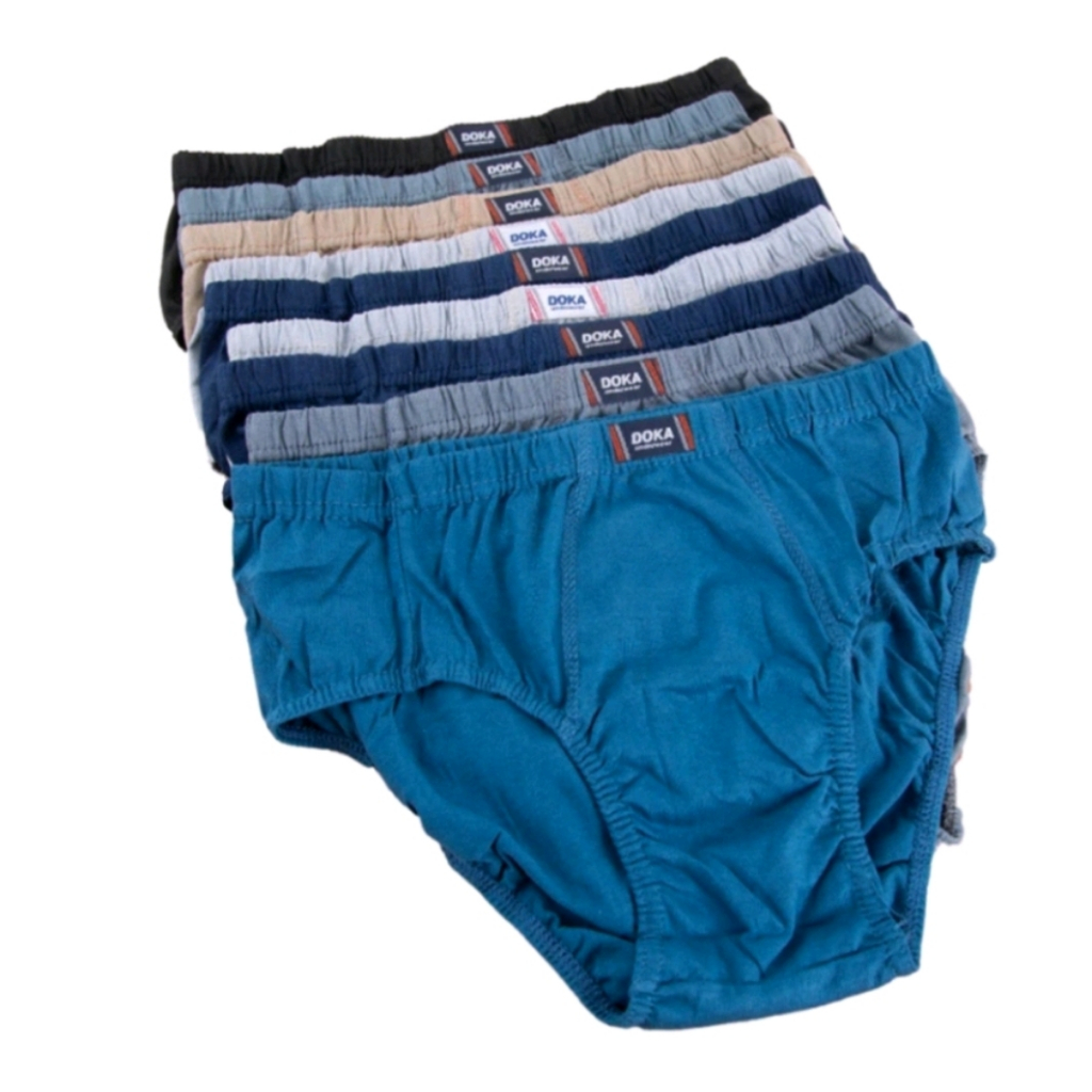 Kit 10 Cuecas Adulto Tradicional Masculina Slip 100% Algodão | Shopee Brasil